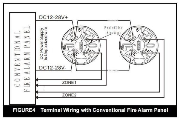 Ultroviolet Flame Detector with Relay Output for Fire Alarm System