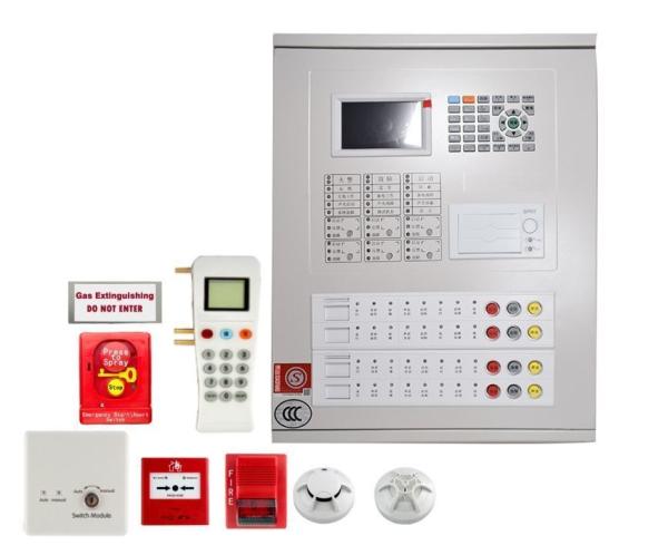 Quality ABS White Gas Fire Extinguishing System Auto / Manual Switch Module For Fire for sale