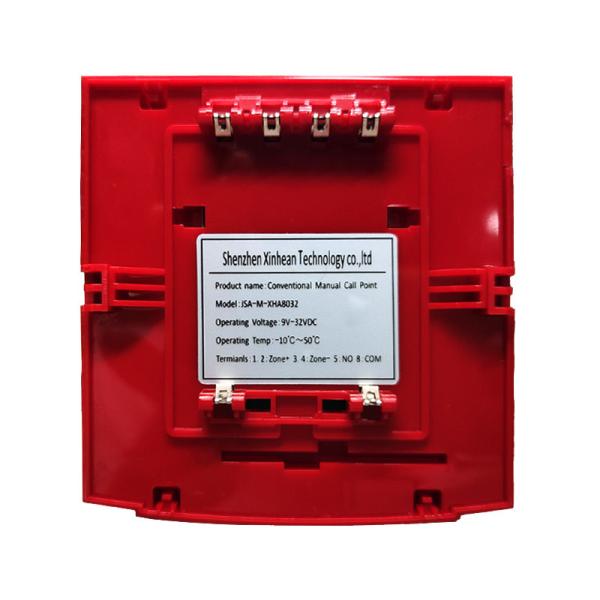Quality Restorable MCP Manual Call Point Conventional 86mm*89mm*37mm for sale