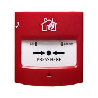 China Resettable Manual Call Point Conventional Fire Alarm Pull Station 9-33VDC CE for sale