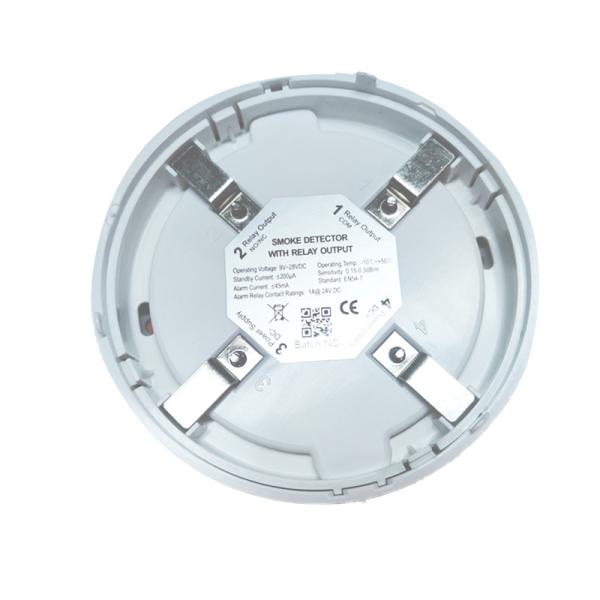 Quality DC12V DC24V 4 Wire Photoelectronic Smoke Alarm With Relay Output No/Nc Option for sale