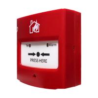 China Restorable Manual Call Point 9-33VDC for Conventional Fire Alarm System 86x89x37mm for sale
