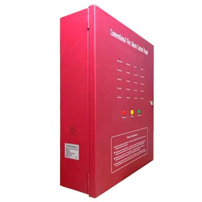 China Premium 8-Zone Conventional Fire Alarm Controller in Red for Advanced Fire Safety Solutions for sale
