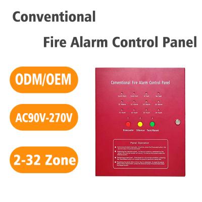 China Fire Alarm System Conventional 4 Zone Fire Alarm System- Custom Metal Build for Ultimate Fire Safety 4-Zone Upgraded Conventional Fire Alarm Panel  for sale