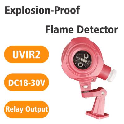 China UV IR Flame Detectors High-Performance Fire Alarm Flame Detector for Effective Fire Detection Explosion Proof Flame Detector for sale