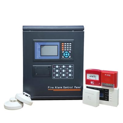China Sistema de alarme de incêndio de painel endereçável CA100 Sistema inovador de alarme de incêndio endereçável montado na parede com endereço digital único e painel táctil à venda
