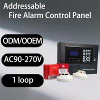 China Addressable Fire Alarm System 254 Control Points CE Certified AC90-270V for sale