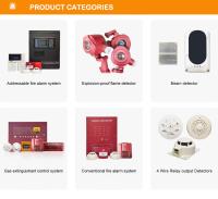 China 2 Loop Addressable Fire Alarm Control Panel AC220V LED Display Building Safety for sale