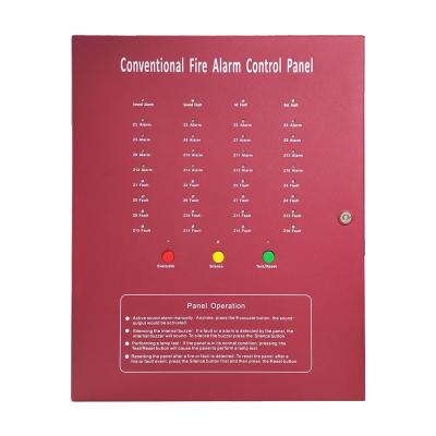 China 16 Zone Fire Alarm Control Panel AC 220V LED Display Conventional System for Commercial Building Fire Protection for sale