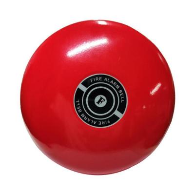 China 6 Inch Fire Alarm Bell DC24V Conventional Wall Mounted Fire Alarm System Bell 115dB Red for sale