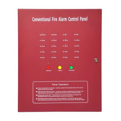 China 8 Zone Conventional Fire Alarm Control Panel AC220V LED Display for Building Fire Alarm System Model for sale