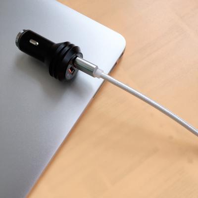 China Metal housing 3A emergency safety car charger dual ports QC3.0 3A USB car charger for sale