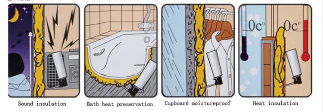 Custom multi-purpose polyurethane insulation foam