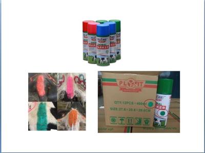 China Fast Drying Livestock Spray Paint 500ml , Waterproof Sheep Marking Spray Paint for sale