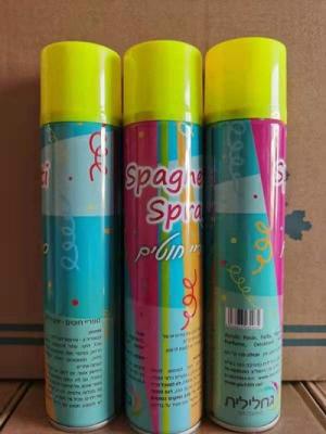China Eco Friendly Nonflammable Silly String Spray Birthday Party Christmas Crazy Ribbon Spray for sale