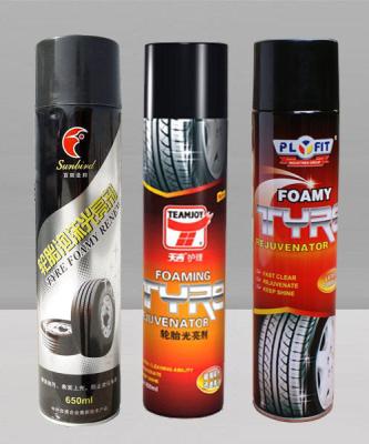 China 750ml / 500ml Tire Cleaner Spray Tire Cleaner And Shine For Car 12pcs/Carton for sale