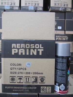 中国 シルバー 金属 アクリル エアロゾル 噴霧塗料 素早く乾燥 高光沢 無料 サンプル 販売のため