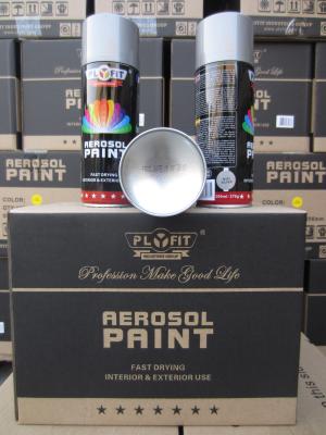 中国 12pcs/Ctn グラフィティ 噴霧塗料 塗料 噴霧 エアロゾール 噴霧 金属 金 鏡効果 シルバー 販売のため