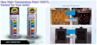 China High-Temperature Enamel Spray Paint 400ml for Metal & Wood for sale