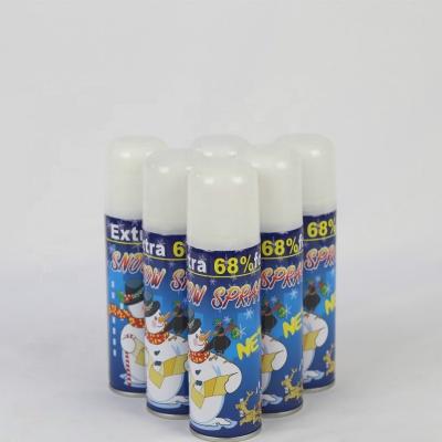 China Crazy Color PP Cap Tinplate Can 200ml Party Snow Spray for sale