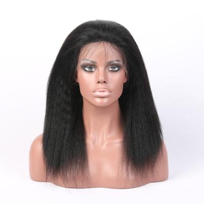 China Kinky Curly Full Lace Human Hair Wigs 100% Human HairHealthy Wave  For Black Women for sale