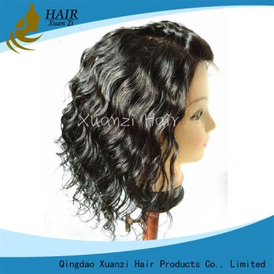 China African American Human Hair Wigs , Body Wave Full Lace Wigs With Baby Hair for sale