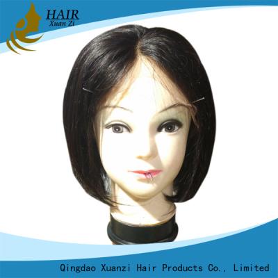 China Fashion Short Style Human Hair Bob Wigs , African American Human Hair Weave for sale