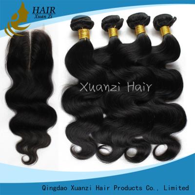 Cina Estensioni dei capelli di Remy del vergine delle donne di colore di modo, tessuto dei capelli umani 100 nessun groviglio in vendita
