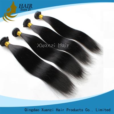 China Remy Silky Straight Brazilian Virgin Hair Extensions Thick No Terrible Smell for sale