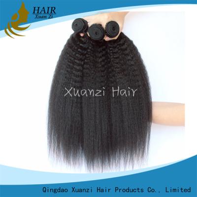 China Real Tangle Brazilian Virgin Hair Extensions Free Kinky Straight Peruvian For Black Women for sale