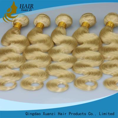 China 613 Colored Body Wave Smoothly Ladys Hair Extensions 16 Inch Human Virgin Hair Extensions for sale