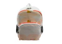 China 600D Polyester Zipper Backpack Light Pink Backpack For School for sale