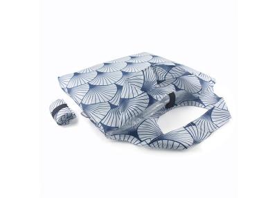 Cina 210D Polyester Foldable Tote Bag Bianco meraviglioso Lotus Sublimazione Stampa in vendita