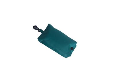 Cina Teal Portable Folding Tote Bag 190T Polyester Fold Up Reusable Shopping Bag in vendita