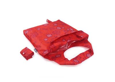 Cina Red Portable Lightweight Folding Tote Bag Multiuso 190 T Poliestere in vendita