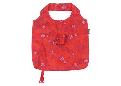 Cina Red Portable Lightweight Folding Tote Bag Multiuso 190 T Poliestere in vendita