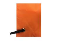 China Orange Custom Drawstring Backpack GYM 210D Polyester Cinch Pack for sale