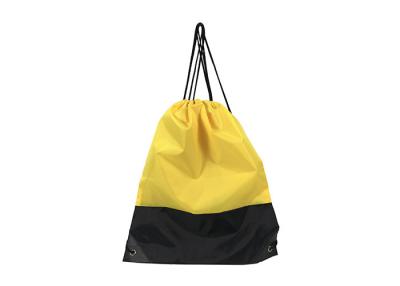 Cina Zaino giallo in nylon con la corda di trazione in vendita