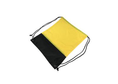 Cina Zaino giallo in nylon con la corda di trazione in vendita