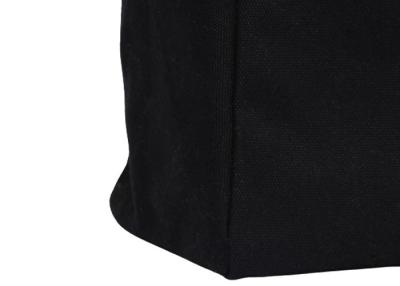 Cina Borse di cotone nero su misura Blank Logo su misura Maniglia di telaio di cotone in vendita