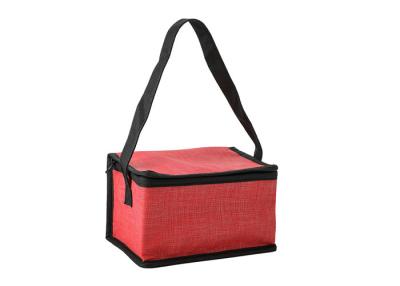 Cina Customization 210D Polyester Chiusura Zipper Isolato Cooler Tote Bag 6 ore Ritenzione del calore in vendita
