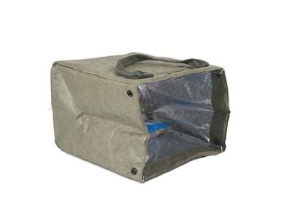 Cina Taschino per il pranzo grigio isolato Tyvek con chiusura in velcro in vendita