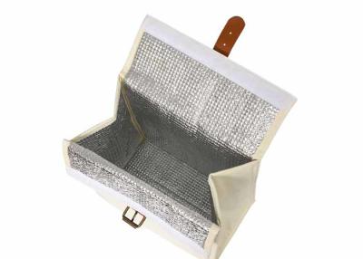 Cina Cottone isolante tela Cooler Tote Bag sacchetto da pranzo disegno personalizzato in vendita
