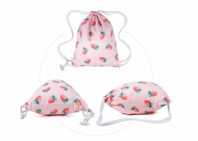 Cina personalizzato rosa digitale pieno Stampato Zaino a corda con cinture regolabili in vendita