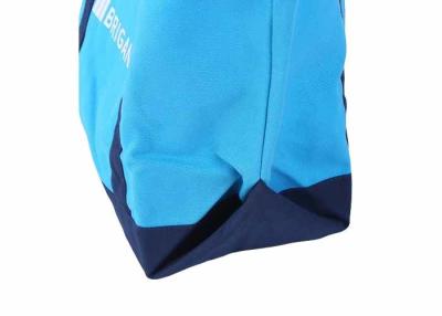 Cina customized Reusable Cotton Tote Bag Vibrant Blue Shopping Bag With Silk Screen Printing in vendita