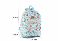 China Adjustable Straps Full Printing 600D Polyester Backpack Waterproof School Bag for sale