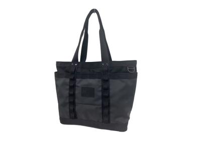 China Custom Printed eco friendly rpet Polyester Tote Bags with waterproof PVC coating Te koop