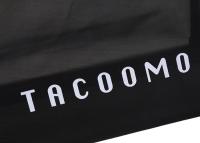 China Customized 100% Polyester Black Mesh Beach Tote Bag With Printing for sale