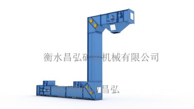 Cina Trasportatore verticale chimico dell'elevatore di acciaio al carbonio dell'elevatore di secchio 380v di materia prima Z in vendita
