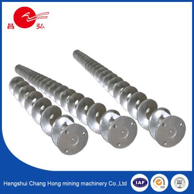 Cina Parti flessibili d'acciaio a basso tenore di carbonio del trasportatore di vite di volo della vite Q195 in vendita